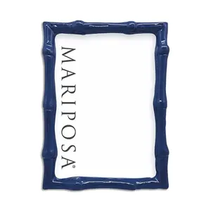 MARIPOSA Bamboo-look 5 X 7 Frame - Blue