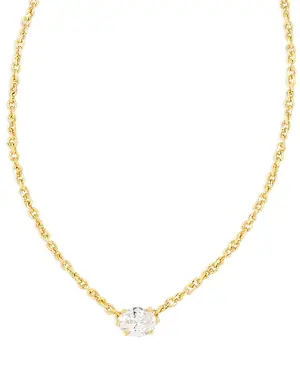 Kendra Scott Cailin Cubic Zirconia Pendant Necklace - Gold