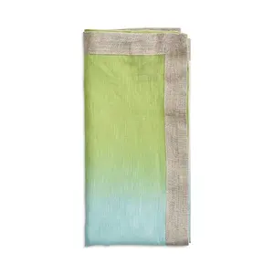 KIM SEYBERT Dip Dye Napkin - Blue/green