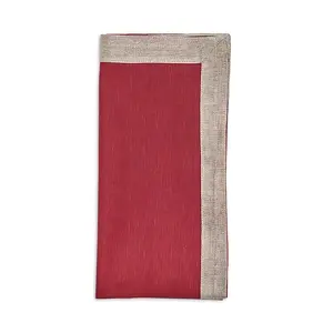 KIM SEYBERT Dip Dye Napkin - Red