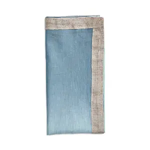 KIM SEYBERT Dip Dye Napkin Sky/blue