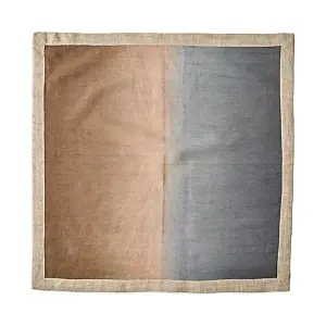 KIM SEYBERT Dip Dye Napkin Taupe/bark