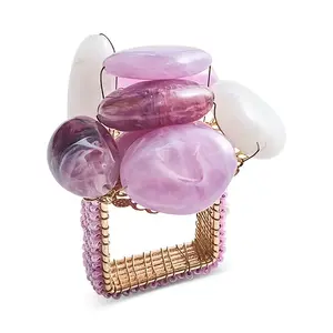 KIM SEYBERT Sea Stone Napkin Ring Lilac