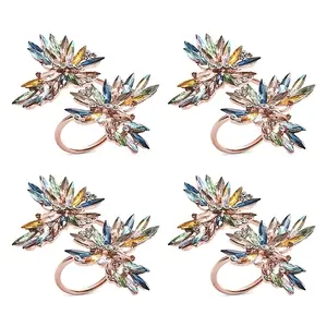 KIM SEYBERT Butterflies Napkin Ring, Set Of 4 Multi