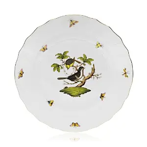 HEREND Rothschild Bird Dinner Plate Motif 01