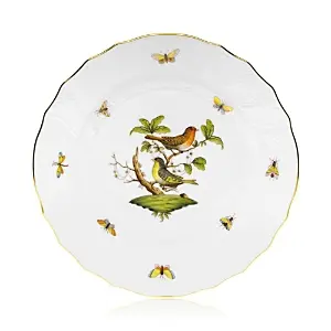 HEREND Rothschild Bird Dinner Plate Motif 03