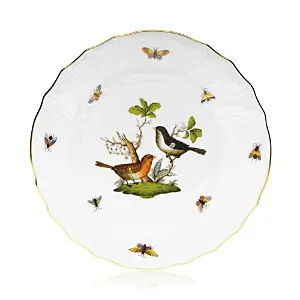 HEREND Rothschild Bird Dinner Plate Motif 05