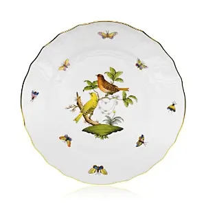 HEREND Rothschild Bird Dinner Plate Motif 06