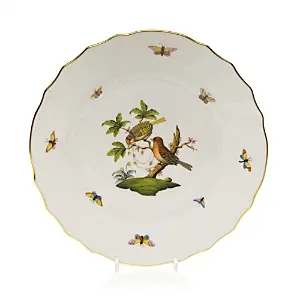 HEREND Rothschild Bird Dinner Plate Motif 10