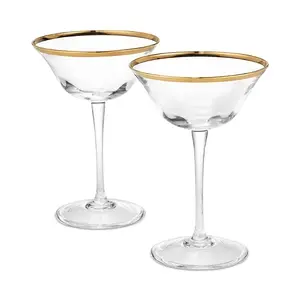 Aerin Sophia Coupe Glasses, Set Of 2 - Clear