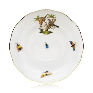 HEREND Rothschild Bird Tea Saucer - Motif