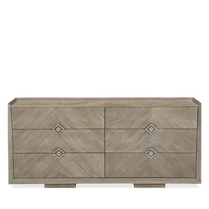 CARACOLE Naturally Dresser - Ash Driftwood/sundance Gold Finish