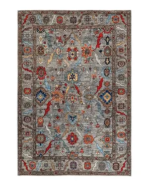 Bloomingdale'S Serapi M1982 Area Rug, 6'3 X 9 - Gray