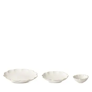Aerin Scalloped Nesting Serving Dishes, Set Of 3