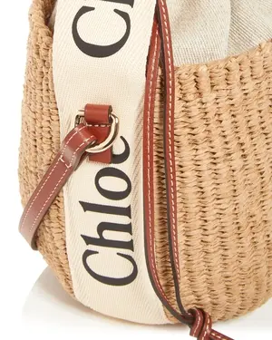 Chloé X Mifuko Woody Small Basket Bag - White