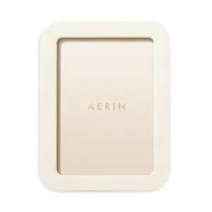 Aerin Modern Shagreen Frame, 5 X 7 - Cream