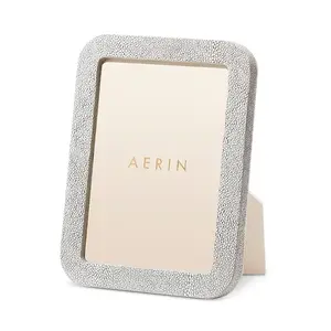 Aerin Modern Shagreen Frame, 5 X 7 Dove
