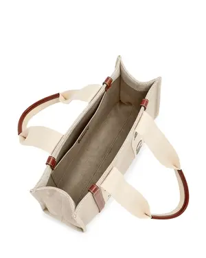Chloé Woody Medium Tote - White/brown