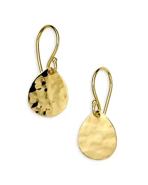Ippolita Classico Crinkle Drop Earrings - Gold