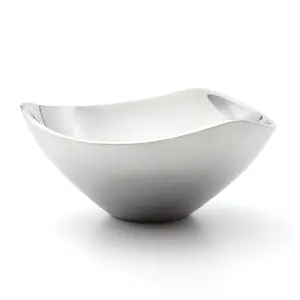 NAMBE Dupe Tri-corner Bowl, 11 - Silver