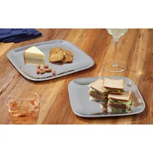 NAMBE 11 Square Serving Platter - No Color
