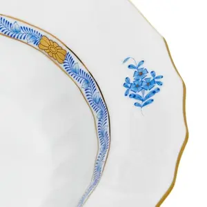HEREND Chinese Bouquet 9.5 Rim Soup Bowl