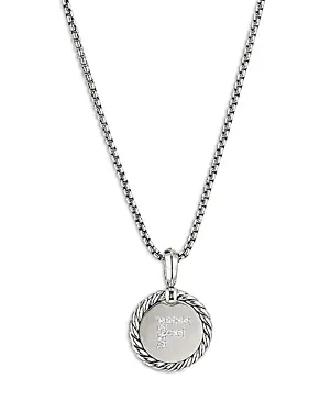 David Yurman Sterling Silver Initial Charm F