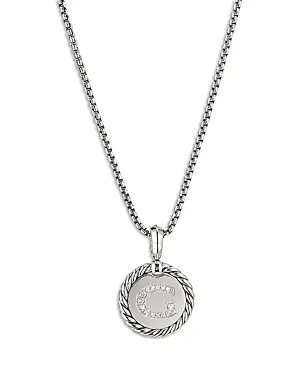 David Yurman Sterling Silver Initial Charm G
