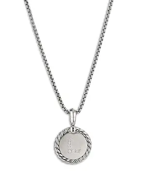 David Yurman Sterling Silver Initial Charm L