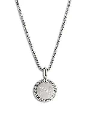 David Yurman Sterling Silver Initial Charm N