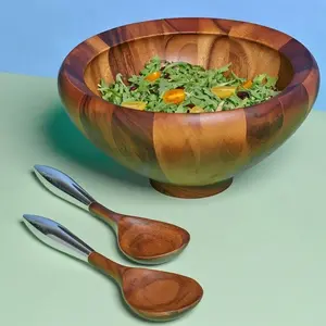 NAMBE Yaro Salad Bowl Set - Acacia