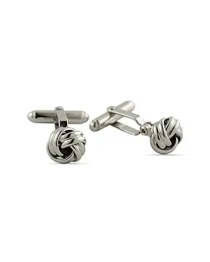 David Donahue Sterling Knot Cufflinks - Silver