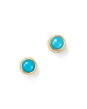 Zoe Chicco Bezel Earrings