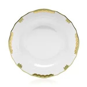 HEREND Princess Victoria Dessert Plate - Green