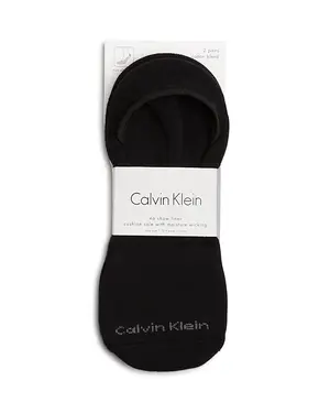 Calvin Klein Low Cut Socks Pack Of 2 - Black