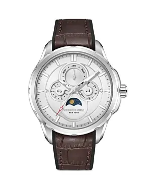 KENNETH COLE Watch, 42mm White/brown