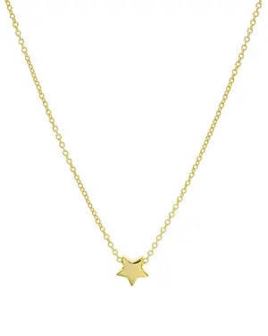 Aqua Star Pendant Necklace In -plated Sterling - Gold