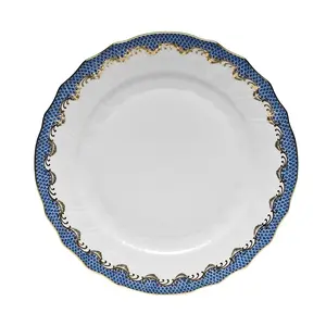 HEREND Fishscale Dinner Plate - Blue