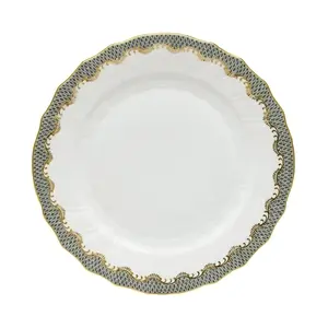 HEREND Fishscale Dinner Plate - Gray