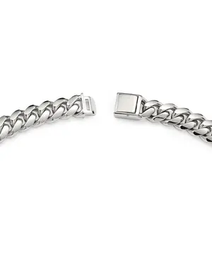 ALBERTO AMATI Sterling Cuban Chain Necklace