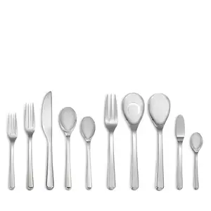 NAMBE Aura 45-piece Flatware Set - Silver