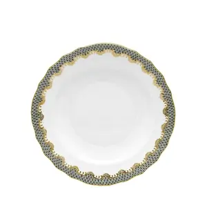 HEREND Fishscale Salad Plate - Gray