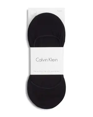 Calvin Klein No Show Liner Socks Pack Of 3 - Black