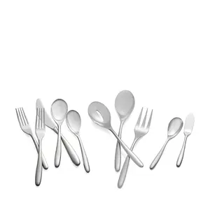 NAMBE Bend 45-piece Flatware Set - Stainless Steel
