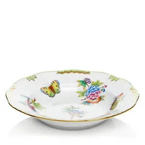 HEREND Queen Victoria 8 Rim Soup - Multi-color
