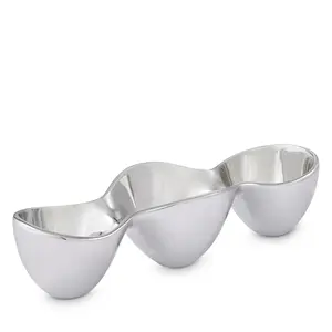 NAMBE Triple Condiment Serving Dish