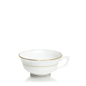 HEREND Golden Edge Tea Cup - White