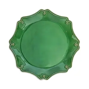 JULISKA Berry & Thread Scallop Platter/charger - Basil