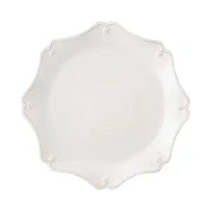 JULISKA Berry & Thread Scallop Platter/charger - Whitewash
