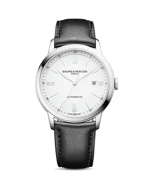 Baume & Mercier Classima 42mm Watch - White/black